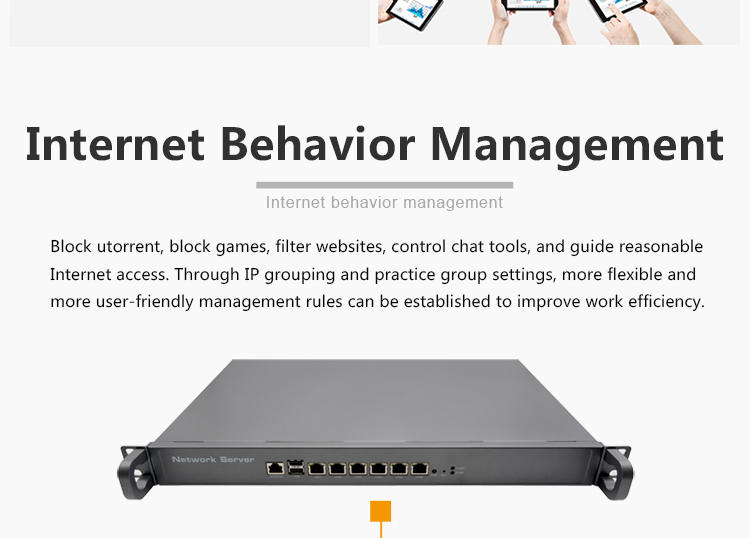 YENTEK R280E 1U Rackmount Firewall Hardware VPN Network Security ...