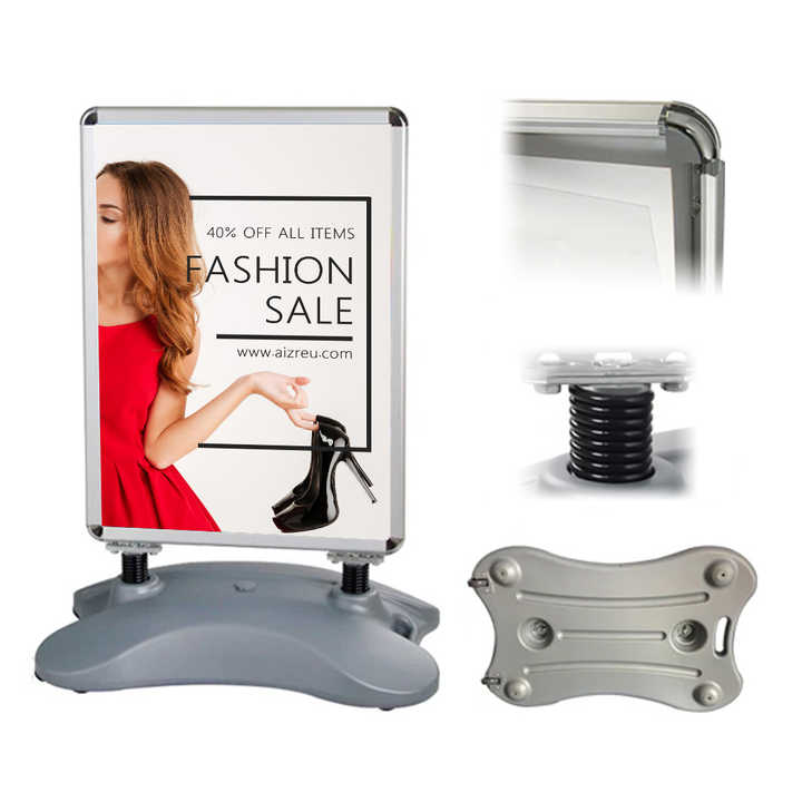 Outdoor Advertising display stand Water Base Wind Master Poster Sign ...
