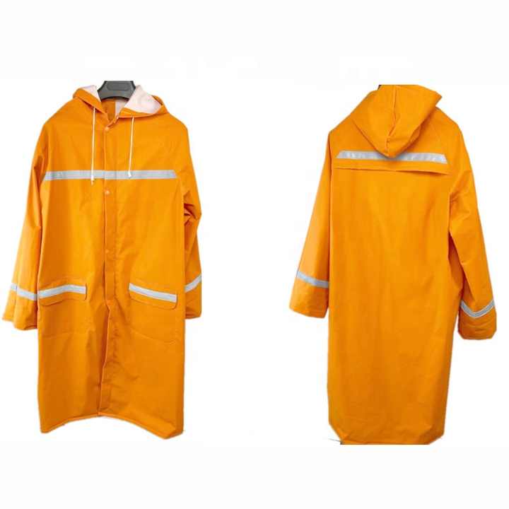 Custom 0.32mm PVC Polyester Raincoat - Heavy Duty Gear