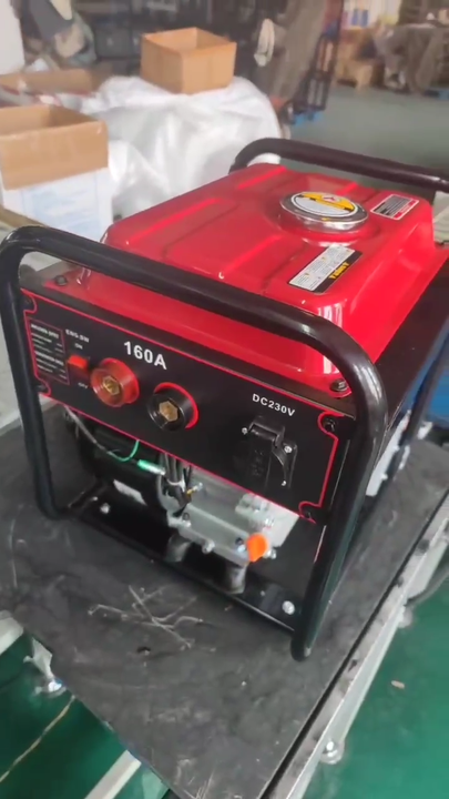 160A 2kW Mini Mobile Petrol Welder Generator Set - Portable Gasoline ...