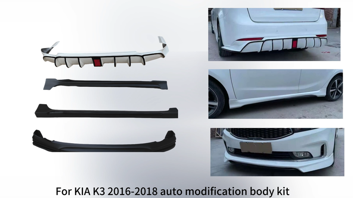 Auto Body Systems Wide Body Kit Pp Car Side Skirt Bumper Part for KIA ...