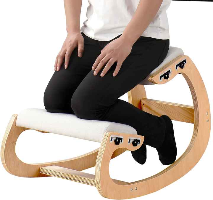 202405 Improve Your Posture with an Angled Seat Wooden Ergonomic ...