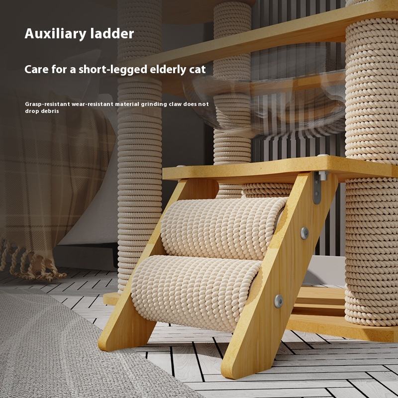 Modern Integrated Multi-Cat Nest Factory Direct Wood Cat Climbing Rack ...