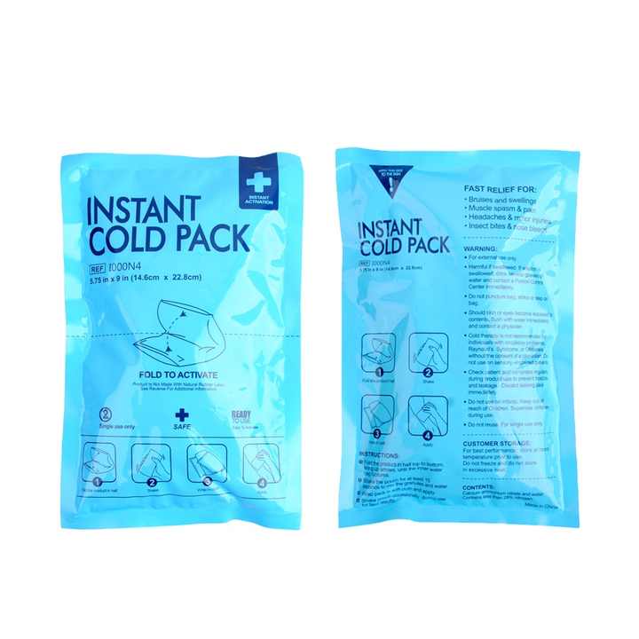 Instant Cold Pack Gel Cooler for Emergency Pain Relief
