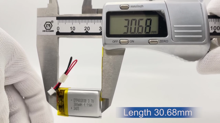 Small Rechargeable Lithium Ion Lipo Battery 402035 240mah 3.7v For ...