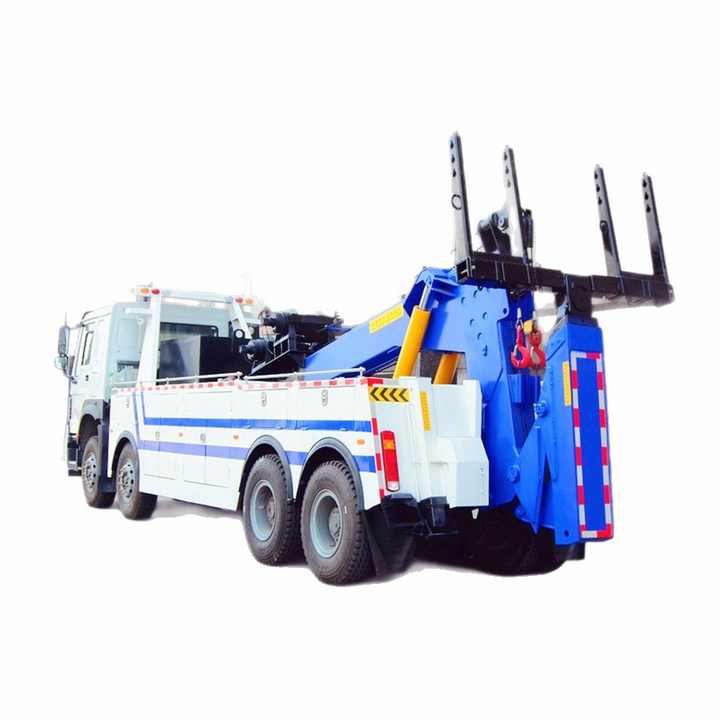 Sino Howo 50 Ton Heavy Rotator Recovery Wrecker 8x4 Towing Truck Crane ...