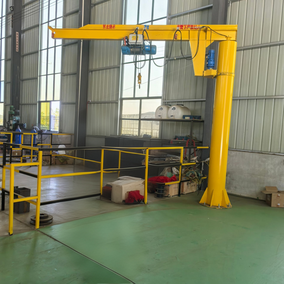 Xinqi 360 Rotating Pillar Jib Crane Floor Mounted Cantilever Lifting ...