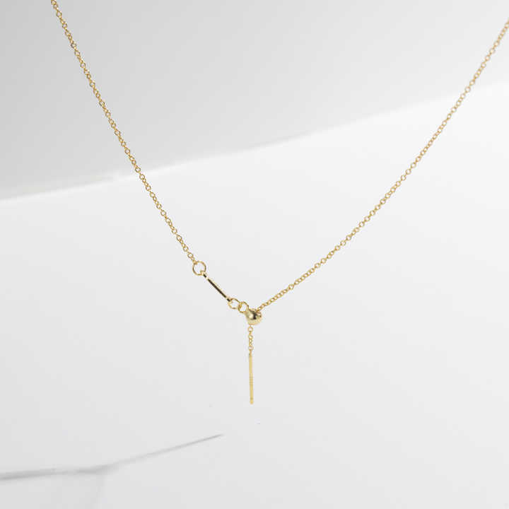 FUAMAY 925 Sterling Silver 18K Gold Plated Basic Chain Necklace Basic ...