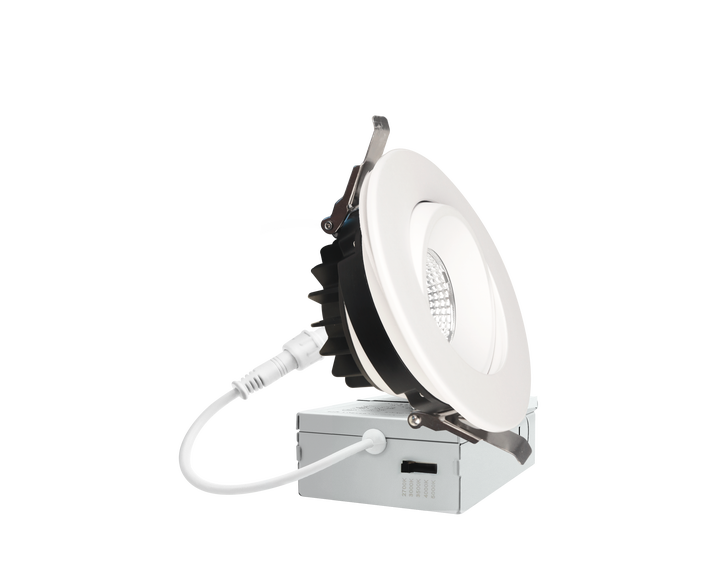 4 Inch 9W ETL Gimbal LED Downlight Dimmable 120V Recessed Ceiling Round ...