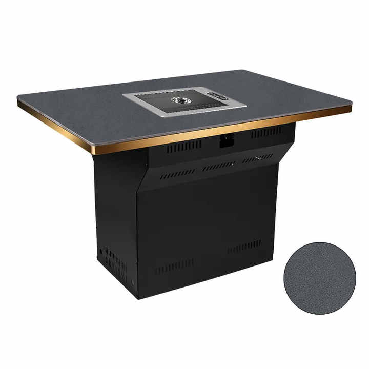 Custom Size Korean Indoor Restaurant Barbecue Built-In Bbq Tables ...
