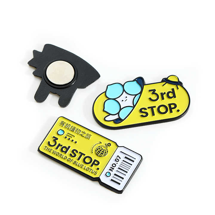 Soft Enamel 3D USA Cute Souvenir Embossed Custom Metal Fridge Magnet