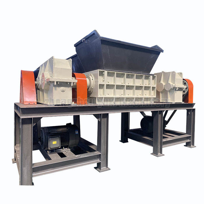 Scrap Metal Shredder Machine Turning Scrap Aluminum Bars Shredder ...