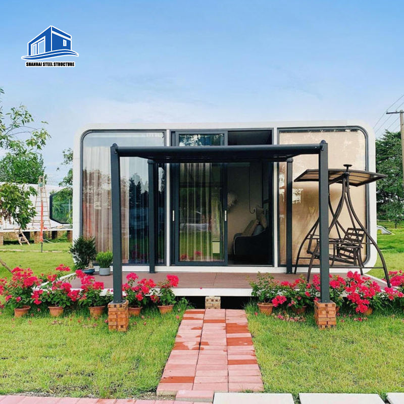 Luxury Apple Capsule Prefab Container House for Resort Hotel Living ...