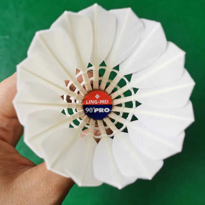 Wholesale Goose Feather Natural Cork Badminton Shuttle