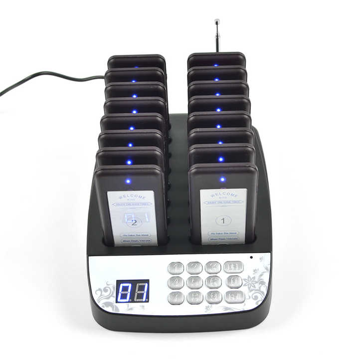 Restaurant Buzzer System,Restaurant Vibrating Pagers One Key Pairing ...