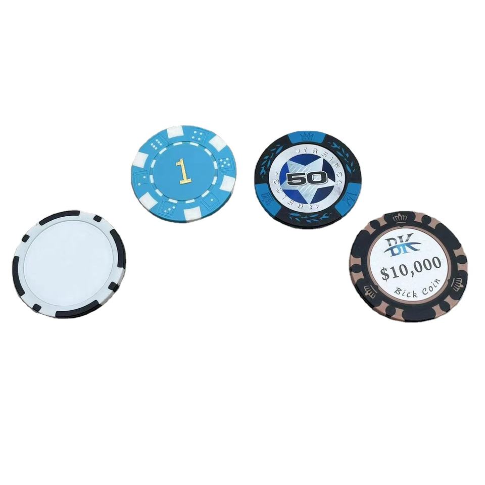 Bulk Custom Poker Chips Set with Waterproof Stickers| Alibaba.com