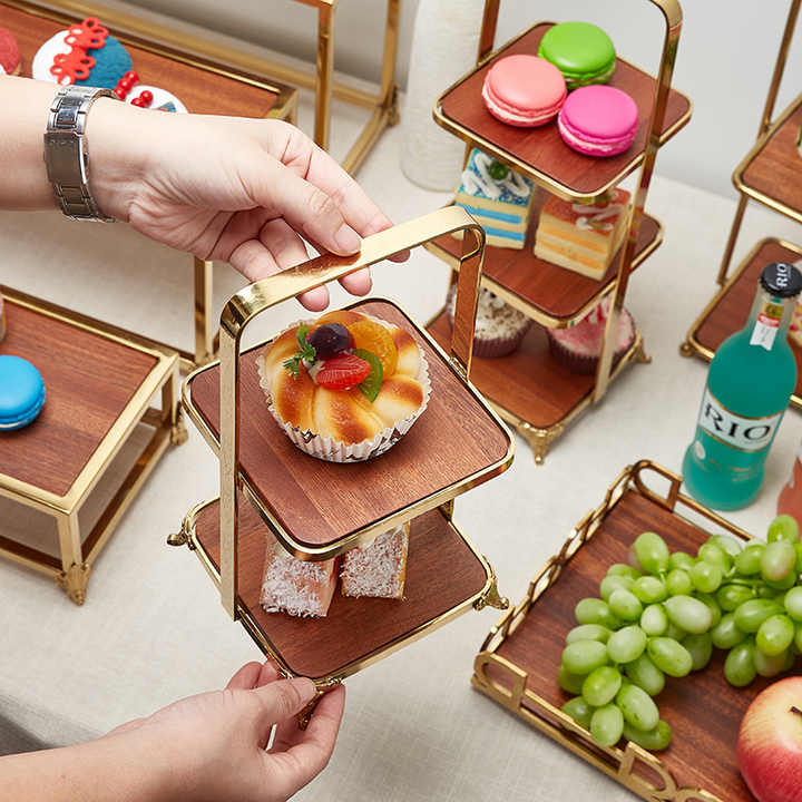 Customized Dessert Table Stands - Elegant Display Racks