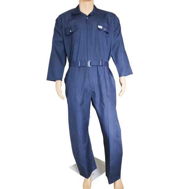 Wholesale blue safety coverall industrial workwear mechanics work suit ...