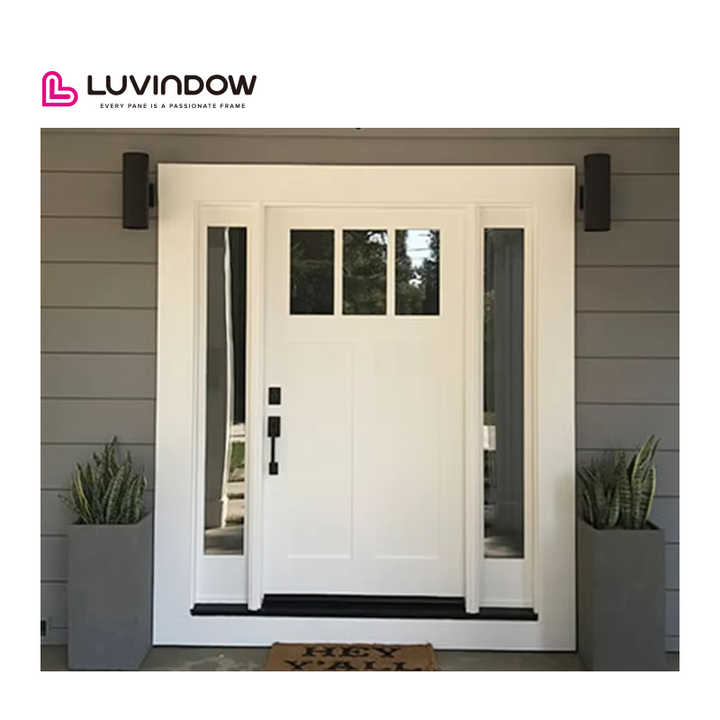 Best Quality Main Entry Exterior Large Front Door Low-E Glass Single ...
