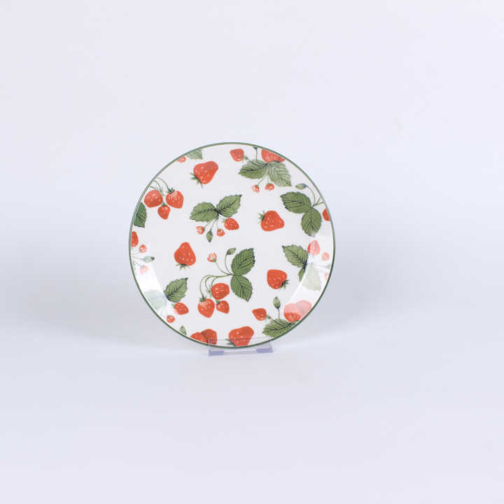 12pcs Ceramic Dinnerware Set with Digital Printing Dishes Porcelain ...