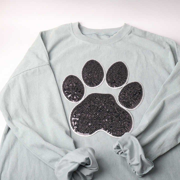 Custom Sequin T Shirts Chest Patches - Sustainable & Stylish