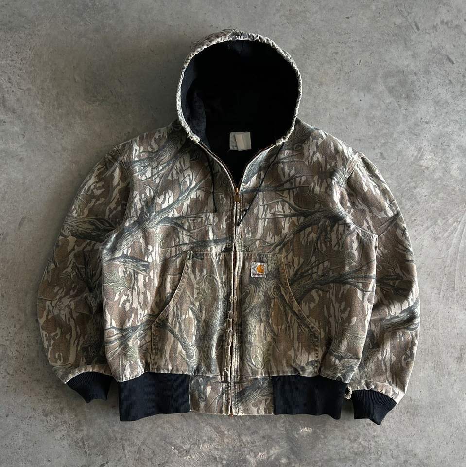 Custom Zip Hooded Jean Denim Jacket Acid Wash OversizedDuck Canvas ...