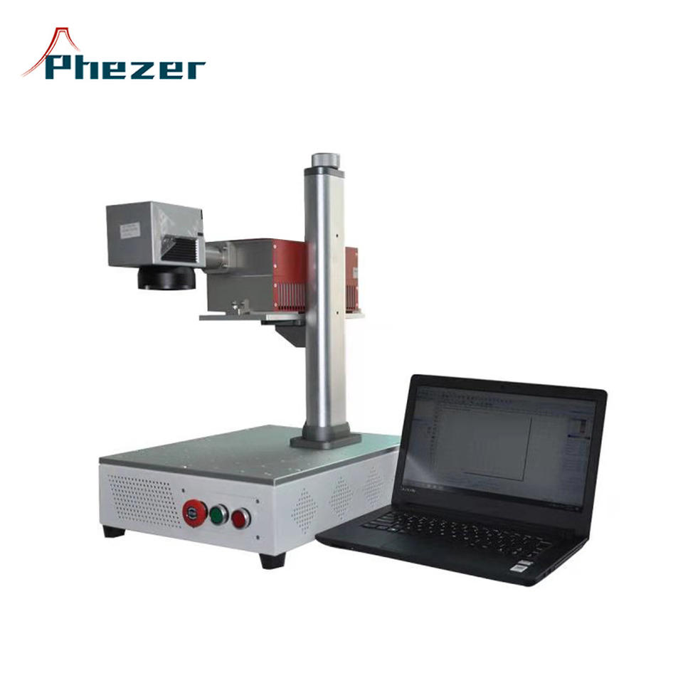 Auto Focus Fiber Laser Color Marking Engraving Machine for Mobile Phone ...