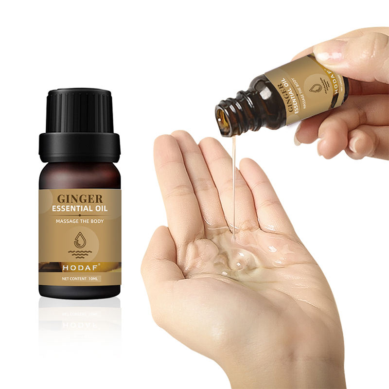 Factory OEM ODM Natural ginger plant Essential Oil Scraping Massage Oil ...