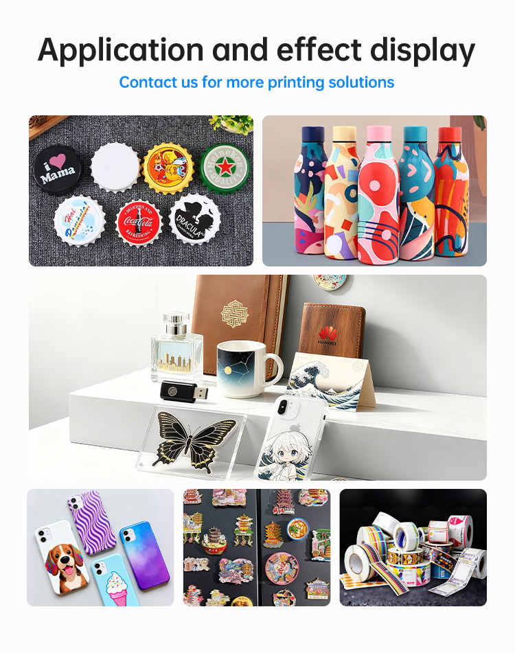 Mini A3 UV Inkjet Flatbed Printer for ID Cards Bottle Pens Phonecase ...
