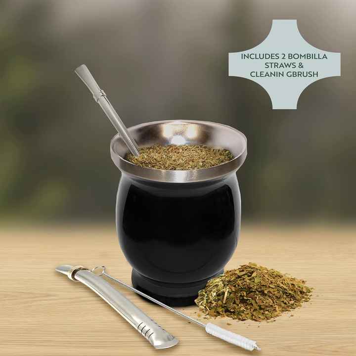Stainless Steel Yerba Mate Cups - Portable & Eco-friendly
