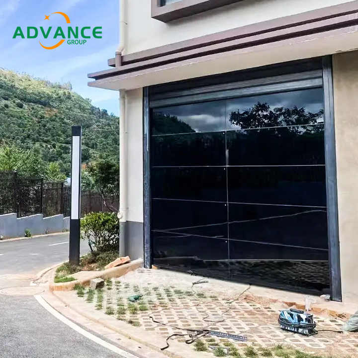 2025 Advance High Rust-Resistant Automatic Double-Glazed Garage Doors ...