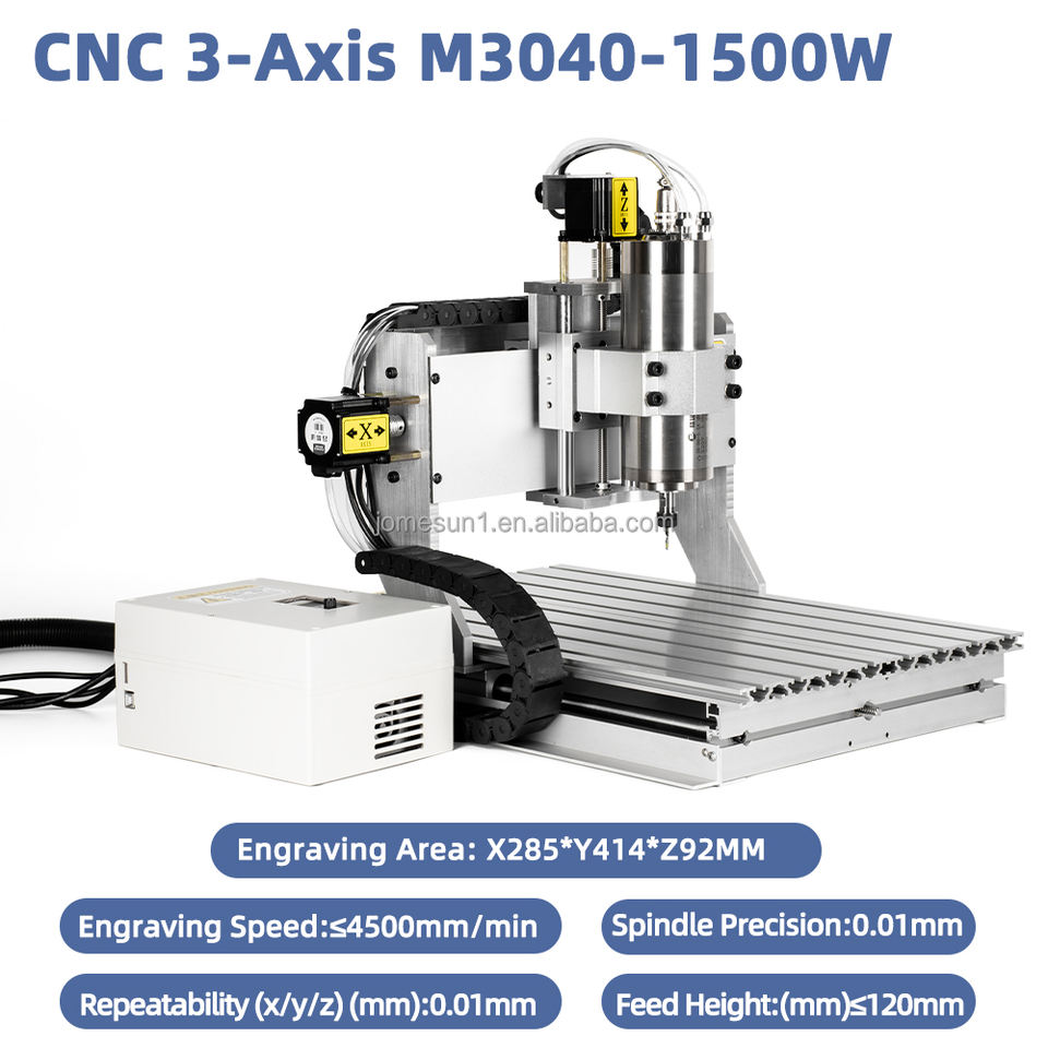 Hobby Mini CNC Machine 3040 3 Axis Desktop Mini CNC Router Engraver ...