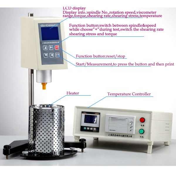 ASTM D4402 Viscosity Meter - Brookfield Rotational Viscometer