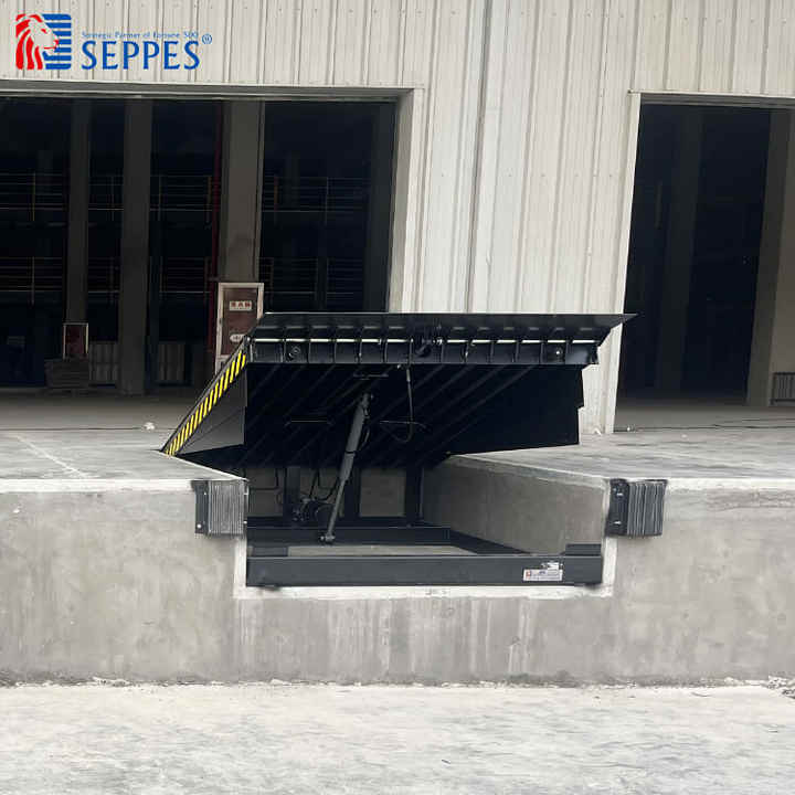 SEPPES Quality Fixed Dock Leveler Lift Platform Exterior Loading Dock Leveler Safety Hydraulic ...