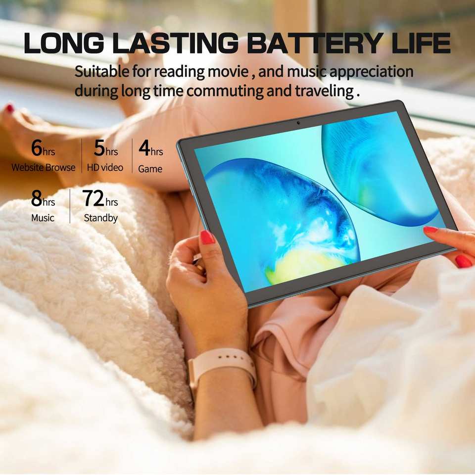 Global Version OEM Smart Tablet - Dual Camera Android 10 Inch