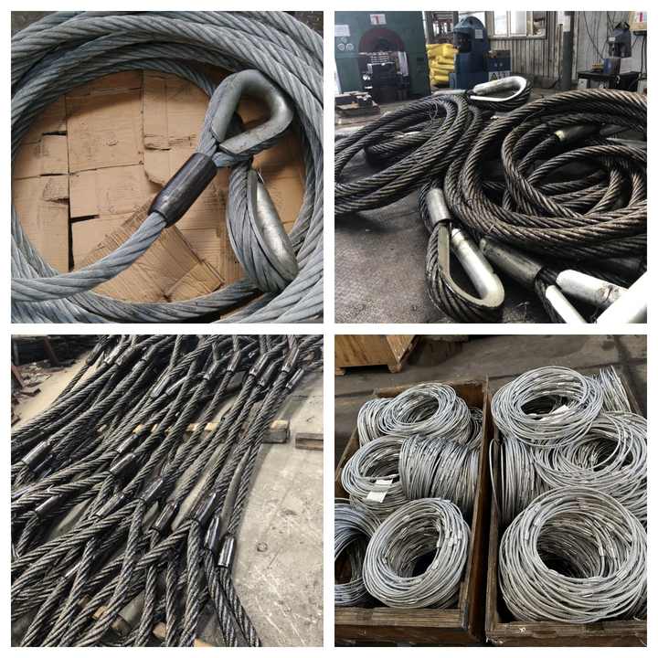 6x37 Galvanized Steel Wire Rope for Construction Rigging & Lifting FC/IWS/IWR Cores Available ...