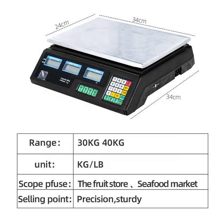 40kg 30kg ABS Electronic Scale - Precision & Custom Support