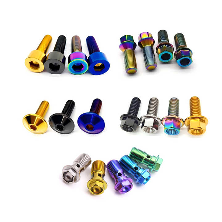 Oem Titanium Bolt M5 M6 M8 M10 Gr5 Titanium Bolts for Motorcycle ...