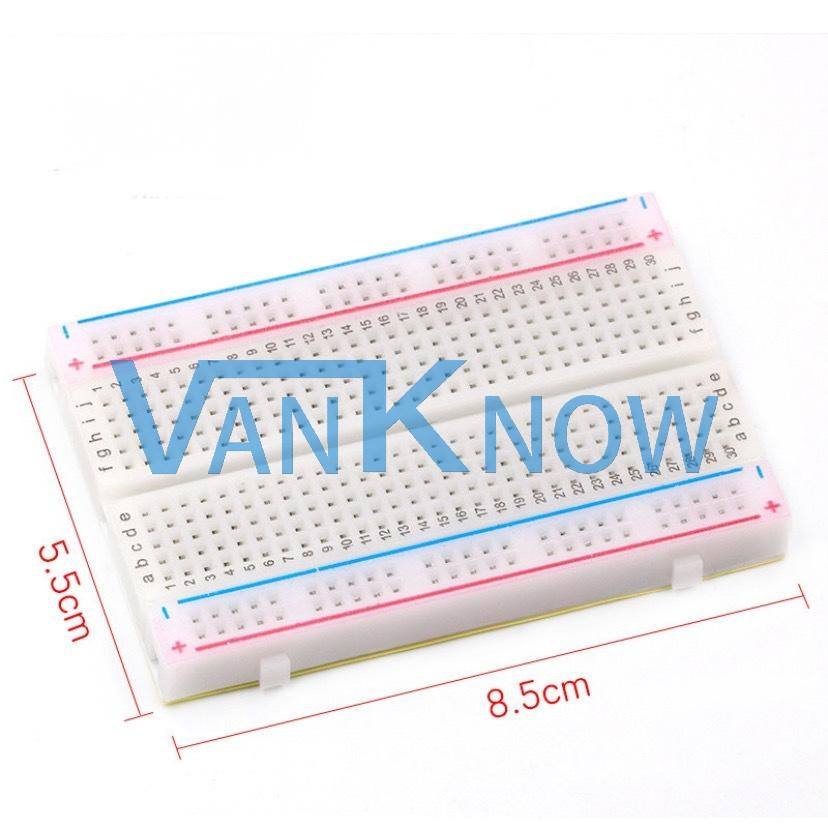 High Quality 400 Holes Mini Breadboard/Experimental Board 8.5cm Length ...