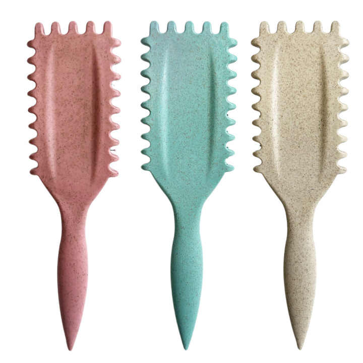 Bounce Curling Styling Comb Home Straight Hair Comb with Massage Scalp ...