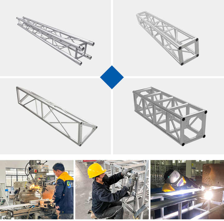 Aluminum Event Spigot Bolt Stage Lights Dj Booth Truss Structure for ...