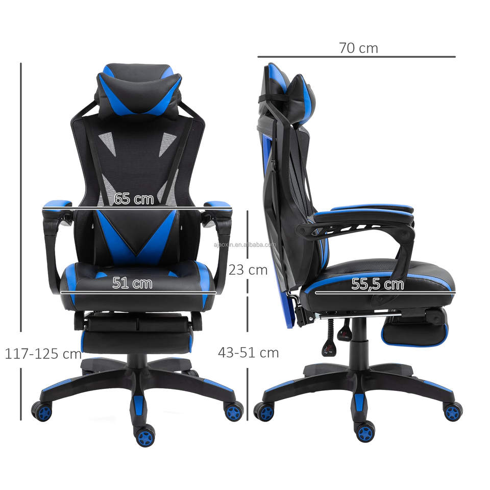 Computer Office Chair Staff Home Mesh Backrest Lift Swivel Office Chair ...