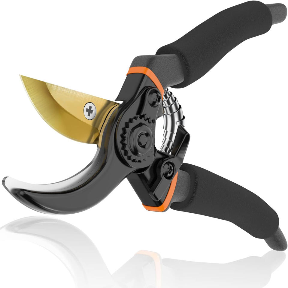 65mn Steel Branch Pruner - 8 Inch Professional Garden Scissors