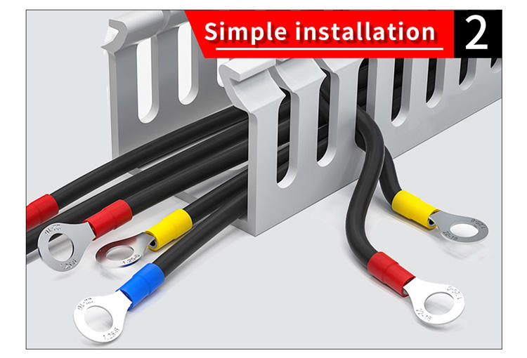 Factory direct supply PVC slotted cable trough gray blue (wiring pipe ...