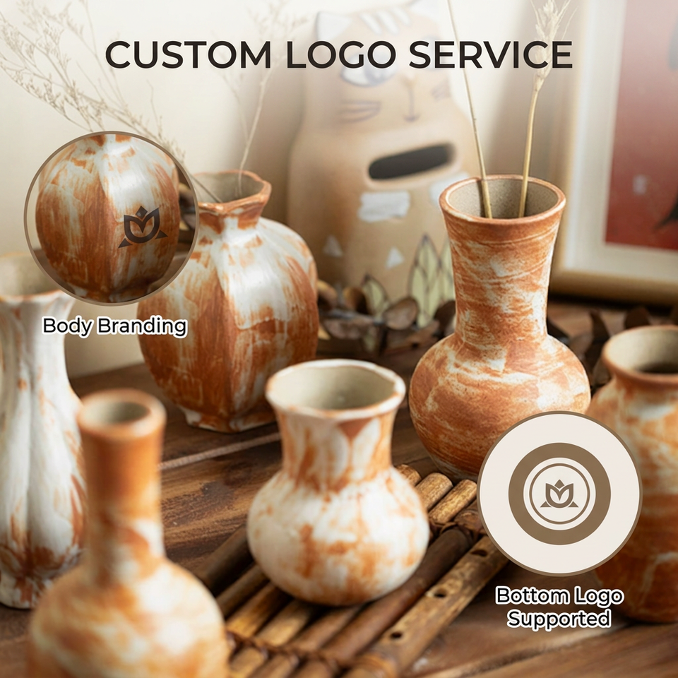 High Quality Ceramic Vase with a Customisable logo Balcony Ceramic Vase ...