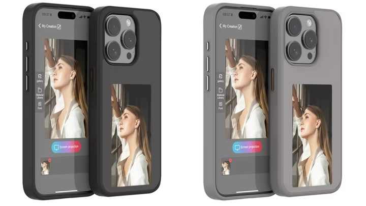 Custom Designer Smart Nfc E-ink Screen Display Smart Mobile Phone Cases ...