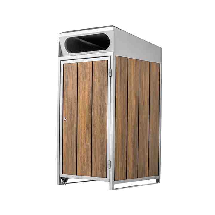 Eco-friendly Outdoor Garbage Cans - Customizable Solutions