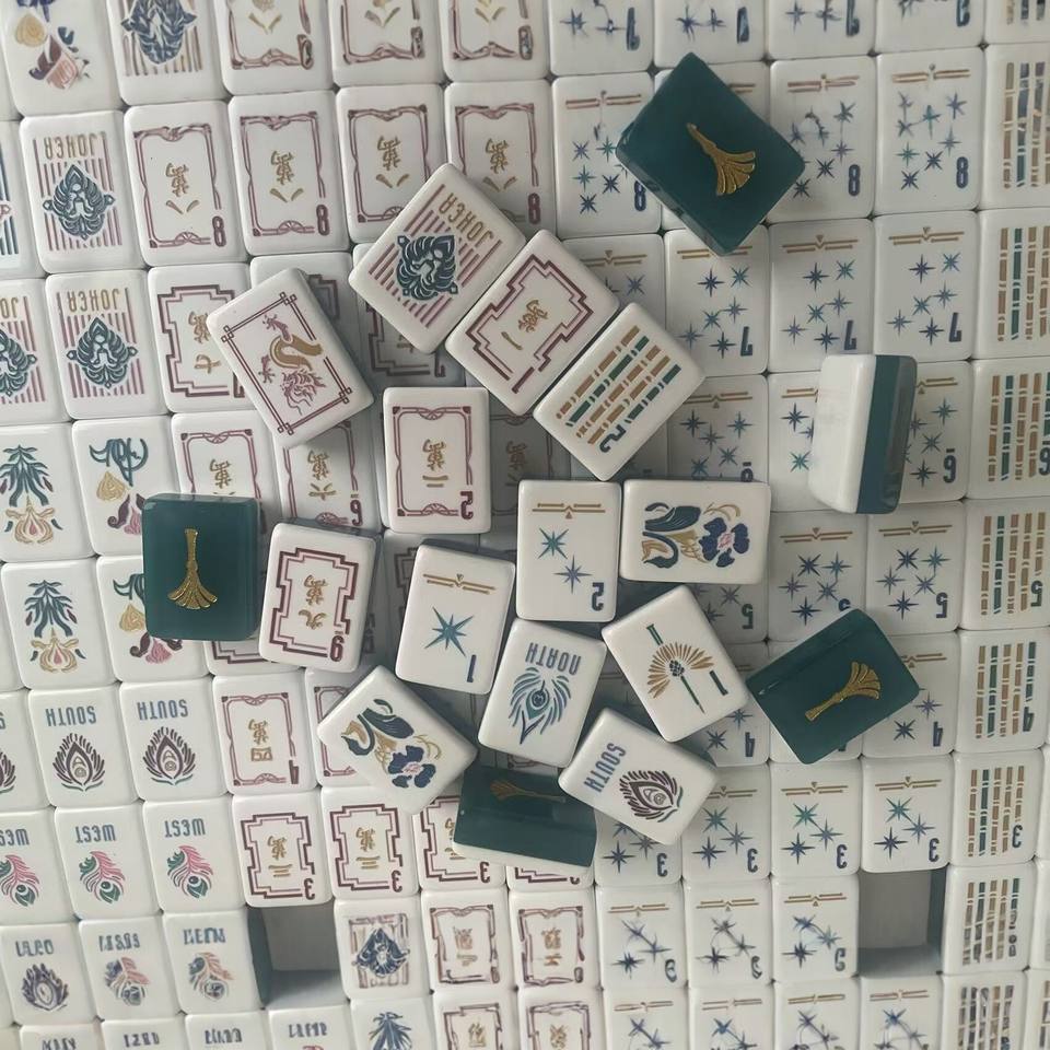 American-style Acrylic Mahjong Tiles Hand-shuffled Cross-border ...