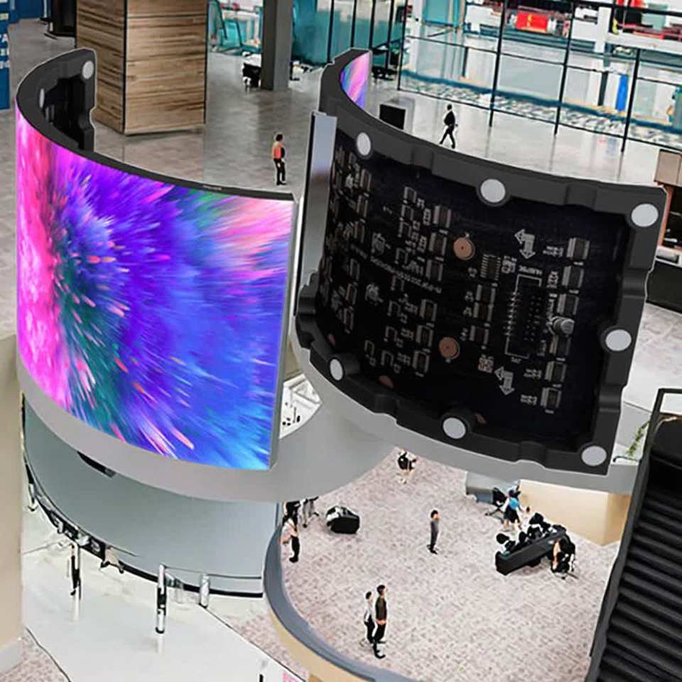 Factory Direct High Resolution Flexible Led Screen for Exhibition Soft ...
