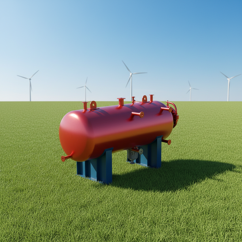 Structural China Horizontal Gas Pressure Vessel Manufacturer with Thick ...